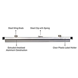 Brookside Design PC630 set of 6 30" heavy duty print clamps