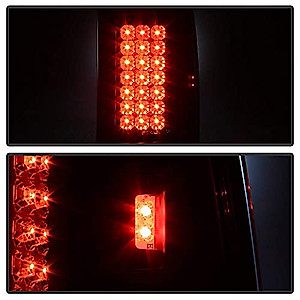 ACANII - For 2008-2016 Ford F250 F350 F450 SuperDuty Black LED Tail Lights Brake Lamps Replacement Driver & Passenger