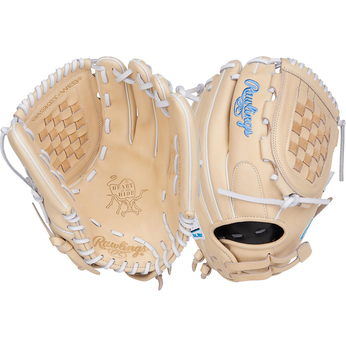 Rawlings | HEART OF THE HIDE Fastpitch Softball Glove | 12.5" | Basket Web | Right Hand Throw