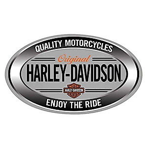 Harley-Davidson Enjoy Ride Oval Embossed Tin Sign, 18 x 10.5 inches 2011591