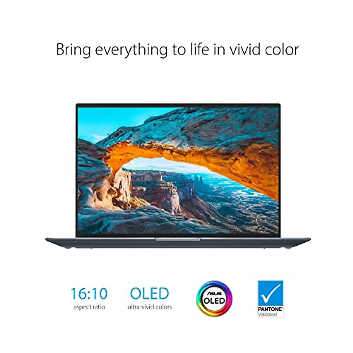 ASUS ZenBook 14X OLED Laptop, 14” 2.8K 16:10 Display, Intel Core i7-12700H CPU, Intel Iris Xe Graphics, 16GB RAM, 1TB SSD, Windows 11 Home, Wi-Fi 6E, Pine Grey, UX5401ZA-PS74