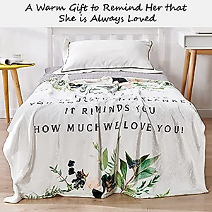 Gifts for Mom, Mom Gifts, Mother's Day Blanket Gifts for Mom, Mom Birthday Gifts, Birthday Gifts for Mom, Mom Birthday Gifts from Daughter Son Soft Throw Blanket 60" x 50"