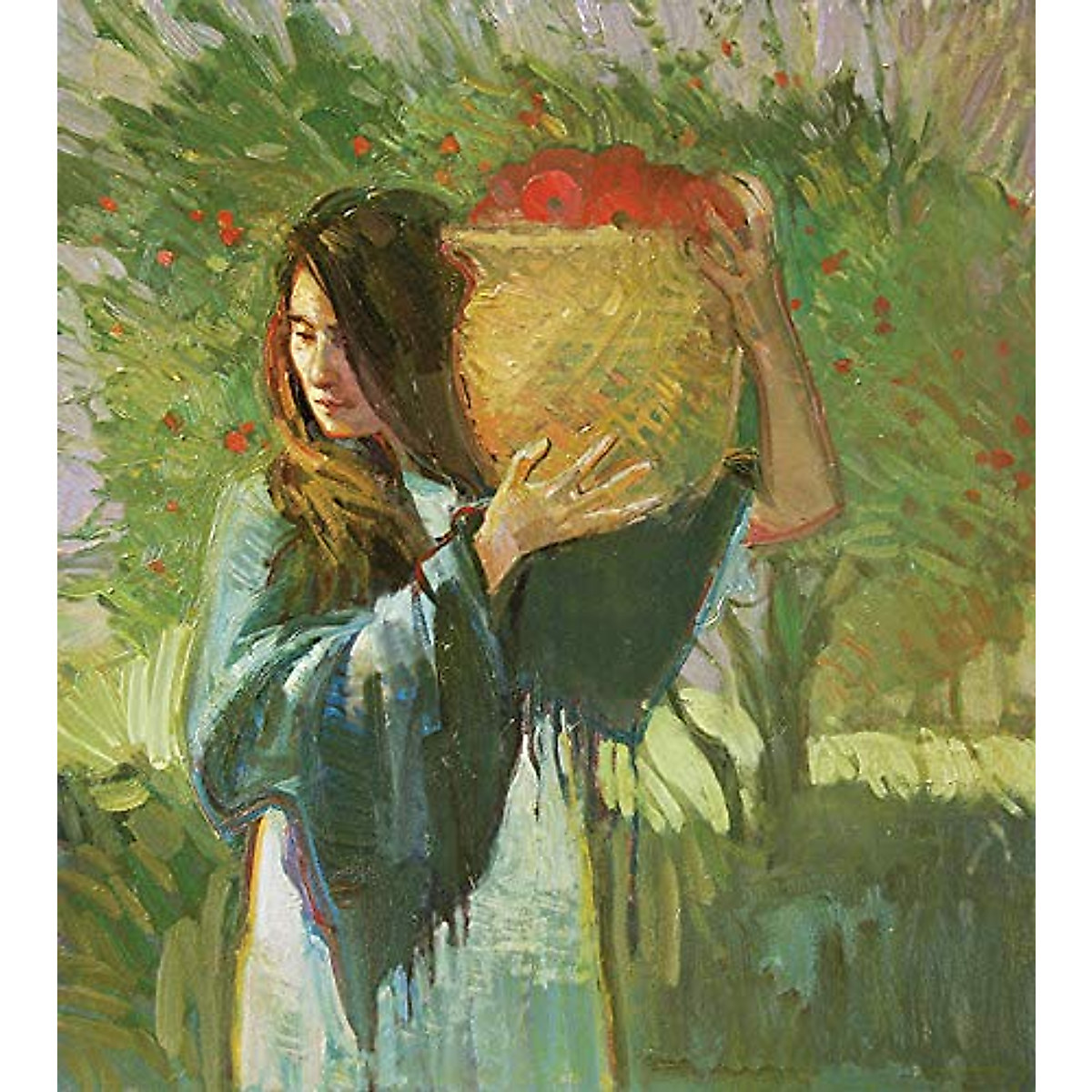 Harvest by Francis Livingston, Original Oil on Panel, 16" x 14.5"