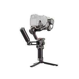 DJI RS 3 Combo, 3-Axis Gimbal Stabilizer for DSLR and Mirrorless Camera for Canon/Sony/Panasonic/Nikon/Fujifilm, 3 kg (6.6 lbs) Payload, Automated Axis Locks, 1.8" OLED Touchscreen, Focus Motor (2022)