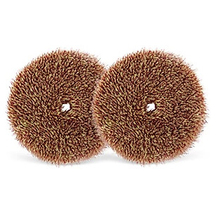 Wool Polishing Pads, SPTA 2Pcs 6 Inch (150mm) Wool Cutting Pad, Long Hair Wool Buffing and Polishing Pad Set, Wool Buffing Wheel for Heavy Cut for 6 Inch Car Polisher Polishing, Buffing and Cutting