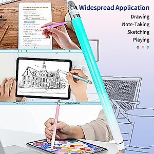 Stylus Pens for Touch Screens 5 Pack, 10 Replaceable Tips High Precision Capacitive Stylus Pen for iPad iPhone Android Tablets and All Universal Touch Screen Devices