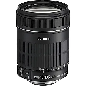 Canon 18-135mm f/5.6-38 for Canon EF-S Cameras Standard-Zoom Lens Fixed Zoom White Box (Bulk Packaging)