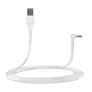 Lnauy Moon Lamp Charger Compatible with BRIGHTWORLD Moon Lamp Kids Night Light Galaxy Lamp Charging Cord Power Supply Adapter Round Port