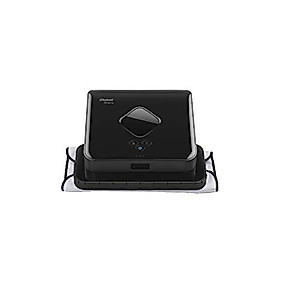 iRobot Braava 380t Advanced Robot Mop- Wet Mopping and Dry Sweeping Cleaning Modes, Large Spaces , Black