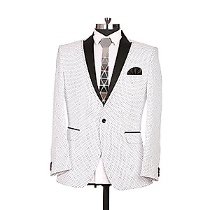 Silver Mirror Diamond Tech Tie