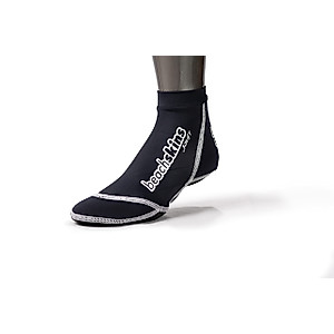Tandem Sport Beach Skins - Beach Volleyball Socks - Lycra & Neoprene Socks for Beach Soccer, Beach Volleyball and Other Beach Sports - Sand Socks for Beach Volleyball - M, Black