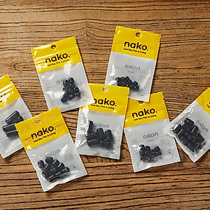 nako. 97% Purity Tungsten Barrel Weights, Tungsten Fishing Weights Sinkers, Carolina Rig for Bass Fishing (3/16 oz - 10 Pack)