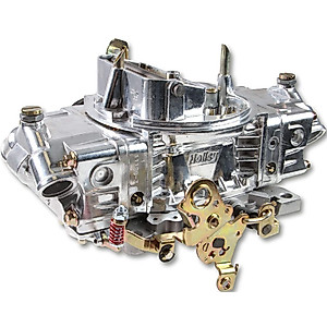 NEW HOLLEY 650 CFM DOUBLE PUMPER CARBURETOR,SHINY ALUMINUM,MODEL 4150,ELECTRIC CHOKE,MECHANICAL SECONDARIES,COMPATIBLE WITH GASOLINE