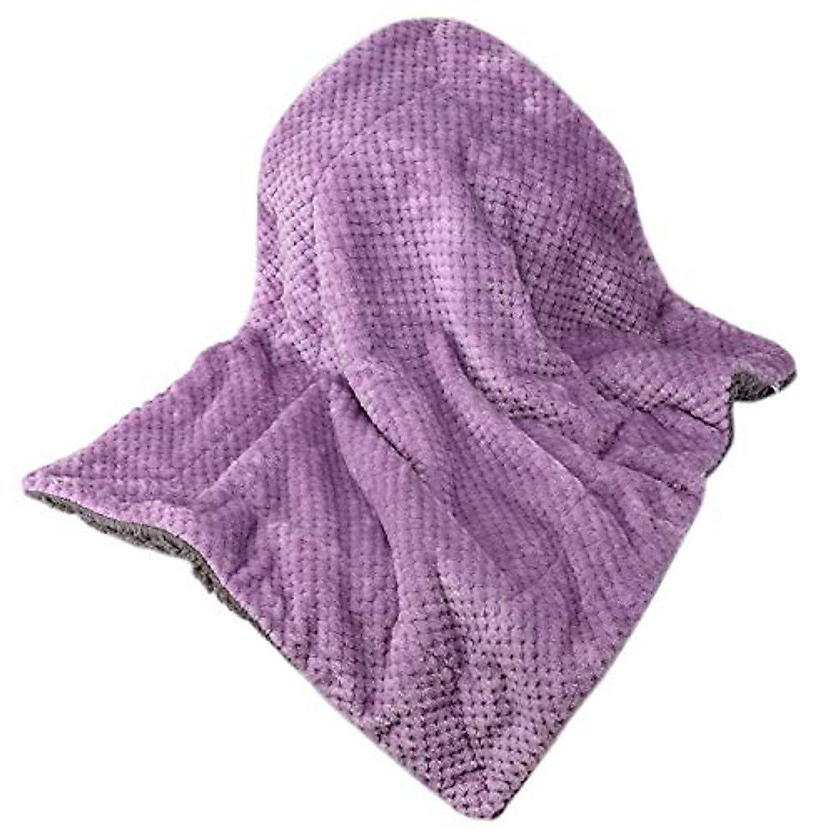 Fuzzy Dog Blanket or Cat Blanket or Pet Blanket, Warm and Soft, Plush Fleece Receiving Blankets for Dog Bed and Cat Bed, Couch, Sofa, Travel and Outdoor, Camping (Blanket (24" x 32"), DG-Lavender)