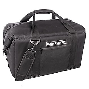 Polar Bear Coolers 48 Pack Original Soft Cooler Black