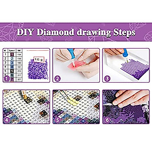Diamond Painting Kits, DIY 5D Full Drill Art Perfect for Relaxation and Home Wall Decor (Halloween, 12x16inch)