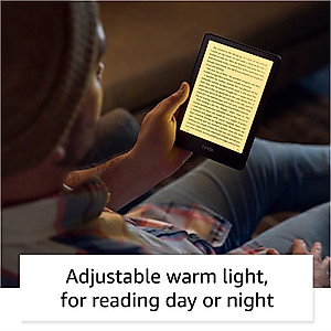 Kindle Paperwhite (8 GB) – Now with a 6.8" display and adjustable warm light + 3 Months Free Kindle Unlimited (with auto-renewal)- Black