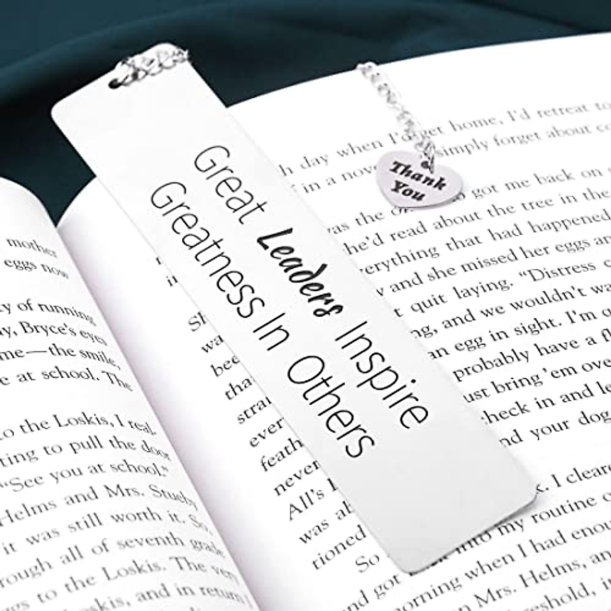 Boss Day Gifts for Women Great Leaders Bookmark for Men Thank You Boss Appreciation Gift Male Female Supervisor Mentor Office Retirement Leaving Going Away Birthday Christmas Gifts Employee Coworker