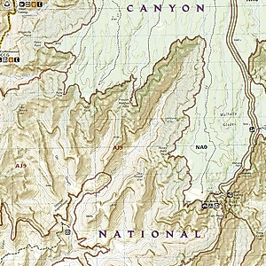 Grand Canyon, North and South Rims [Grand Canyon National Park] (National Geographic Trails Illustrated Map)