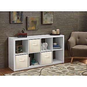 Better Homes and Gardens 8-Cube Organizer - White