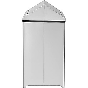 Global Industrial 40 Gallon Stainless Steel Swing Top Receptacle