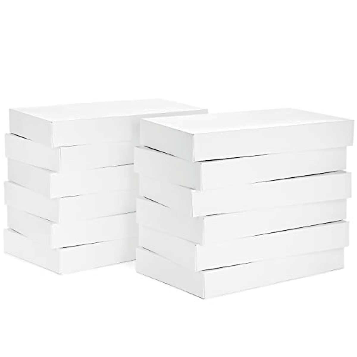 Hallmark Large Gift Boxes with Lids (12 X-Large Shirt Boxes for Sweaters or Robes) for Christmas, Holidays, Birthdays and More