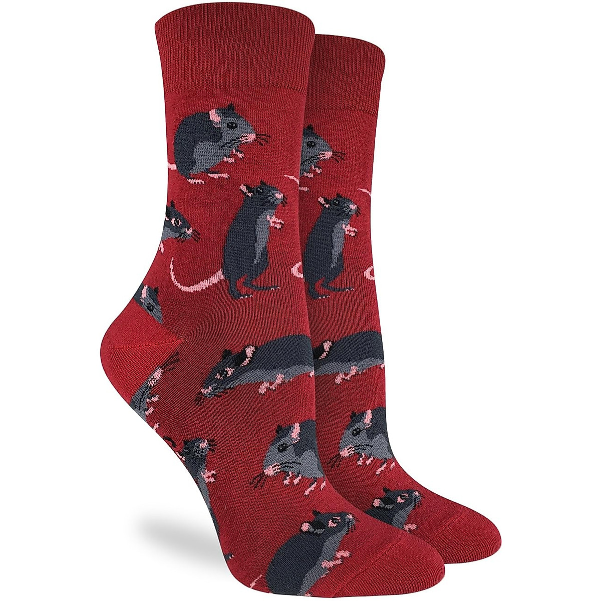 Good Luck Sock Women's Rats Socks, Adult, Shoe Size 5-9