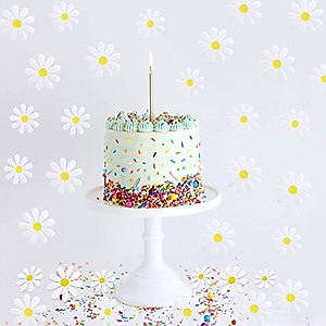 Keaziu 250PCS Daisy Confetti Flower Table Confetti Bridal Baby Shower Decorations Engagement Party Decorations