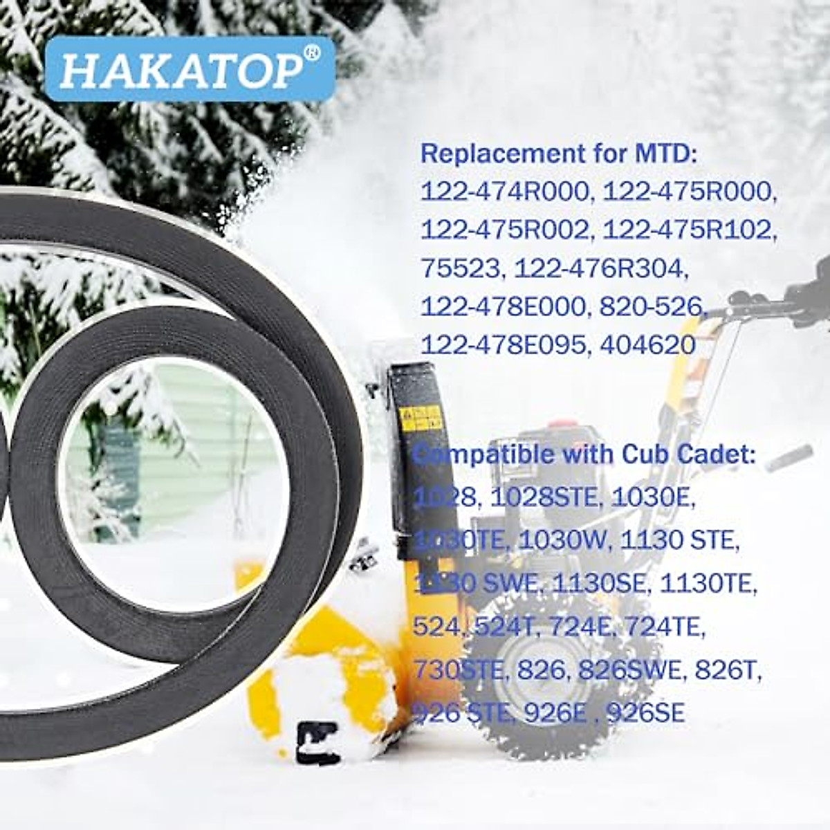 754-0346 3/8 X 30" Snowblower Drive Belt for Troy Bilt 1030E 1130SE 826 926E MTD 954-0346 Ariens 72084