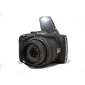 KODAK PIXPRO Astro Zoom AZ528-BK 16 MP Digital Camera with 52x Optical Zoom 24mm Wide Angle Lens 6 fps Burst Shooting 1080P Full HD Video Wi-Fi Connectivity and a 3" LCD Screen (Black)