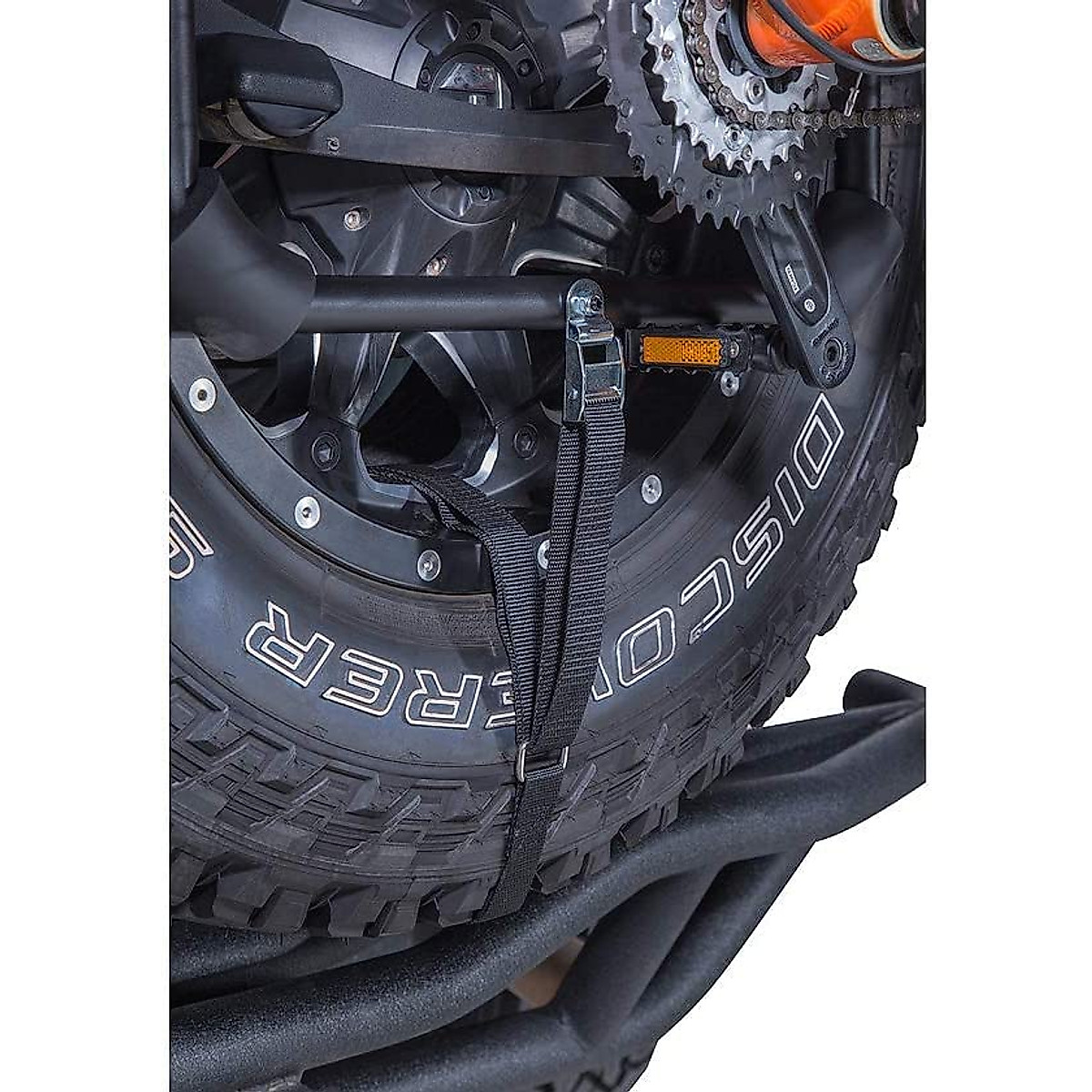 Rhino-Rack Spare Tire Bike Rack, 2 Bike Carrier, Holds Many Types of Bikes, Black (RBC025)