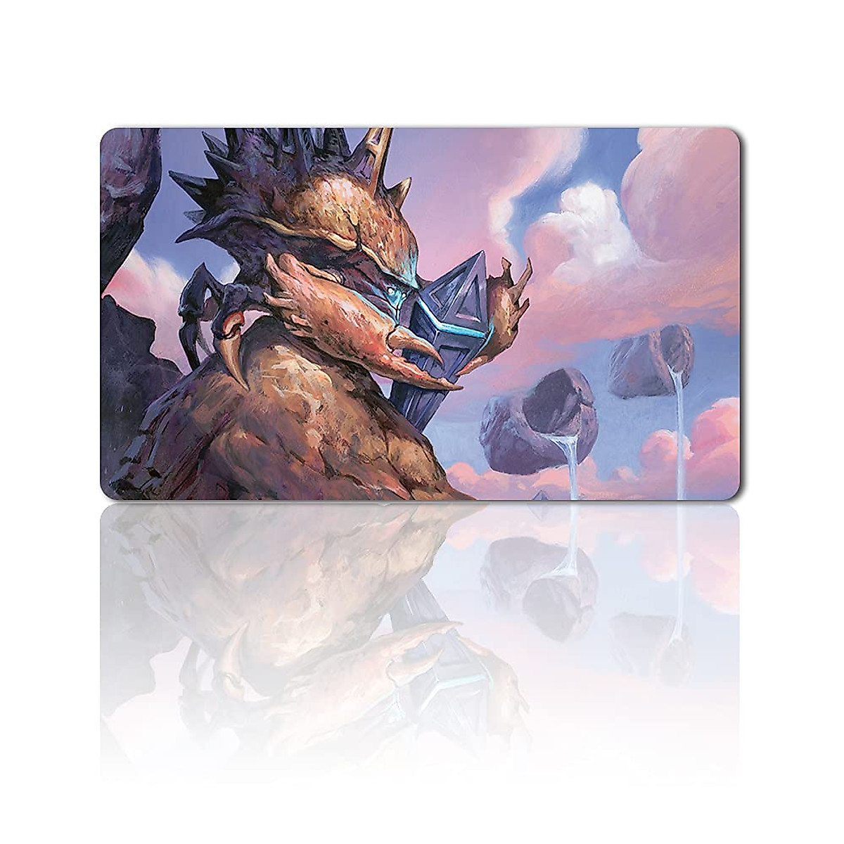 HEDRON-Crab - Board Game TCG Playmat Table Mats Size 23.6X13.8 inch Games Mousepad Compatible for TCG MTG Playmat Bag