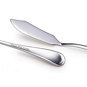 NAWOVAO Butter Knife Stainless Steel Butter Spreader, 4 Pack 5.7 inch Breakfast Spreads for Cheese and Condiments