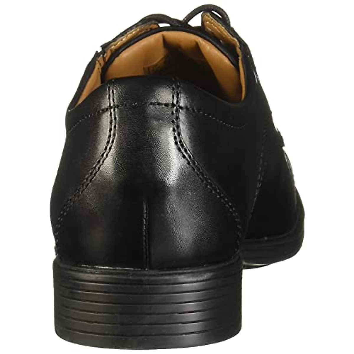 Clarks Men's Whiddon Cap Oxford, Black Leather, 13 Wide