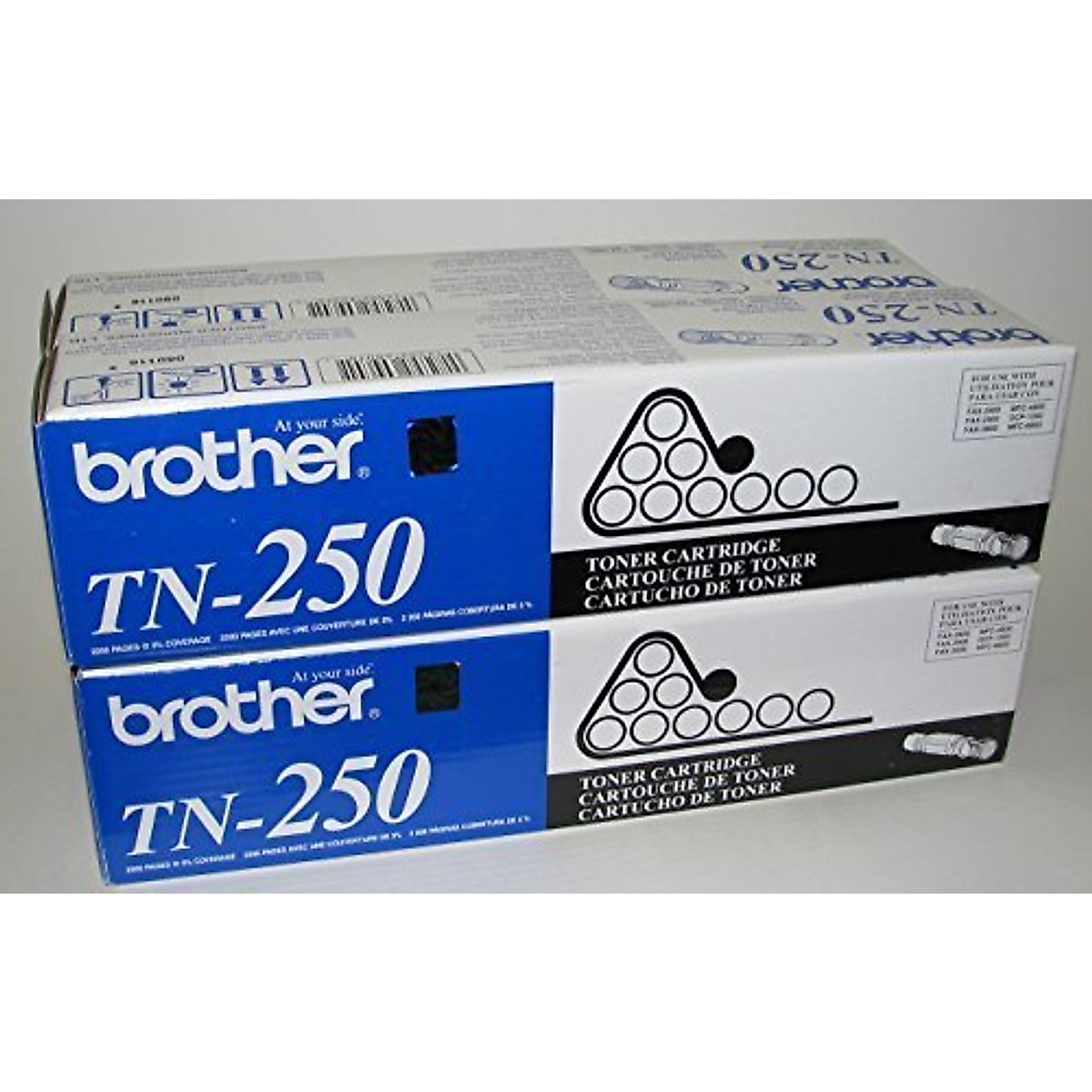 Brother TN250 Toner Cartridge TONER,F/PPF2800,MFC4800 558-BB-DE (Pack of3)