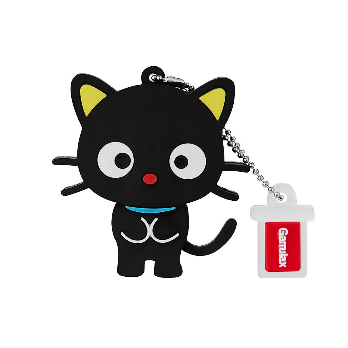 GARRULAX USB Flash Drive, 8GB / 16GB / 32GB USB 2.0 Silicone Cute Animal USB Memory Stick Date Storage Pendrive Thumb Drives (16GB, Black Cat)