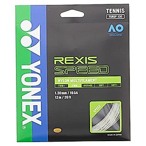 YONEX Rexis Speed 125 / 16L Tennis String (White) (12m/39ft)