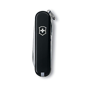 Victorinox Swiss Army Knife, Classic SD, Stainless Steel, Black, Pocketknife