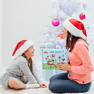 Flower Garden Building Toys for Girls Age 3, 4, 5, 6, 7 , Pretend Play Gardening Gift for Kids, Stacking Game for Toddlers, STEM Educational Activity for Preschool