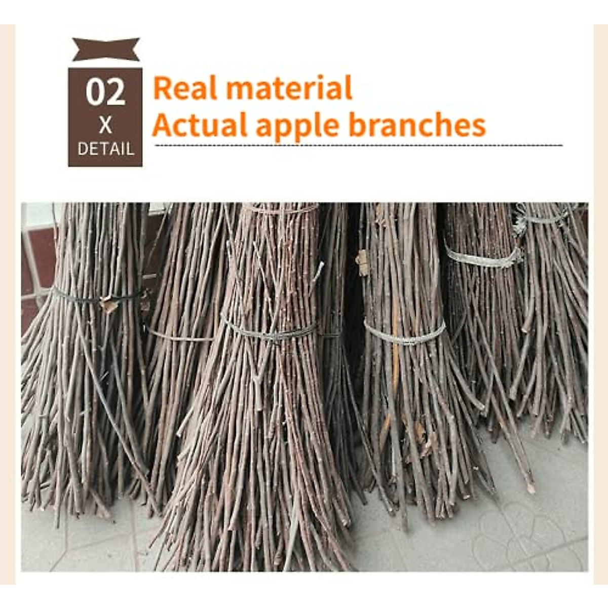 Barn Eleven 100g/0.22lb Natural Apple Sticks, Treats Food for Small Animals, Chew Toys for Chinchilla Guinea Pigs Rabbit Squirrel Hamster Bunny (100g/0.22lb)