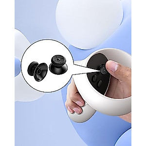 OLCLSS Thumbsticks Replacement Kit for Oculus Quest 2 Controller/Meta Quest 2 Controller, Replacement Accessories for Meta Quest 2 Controller, Include 2 Thumbsticks for Oculus Quest 2 Controller