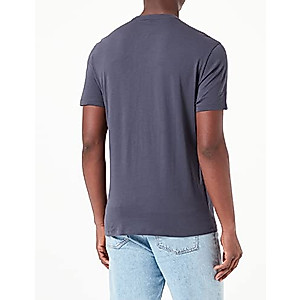 A|X ARMANI EXCHANGE Men's Silky Large Logo T-Shirt, Ebony, L