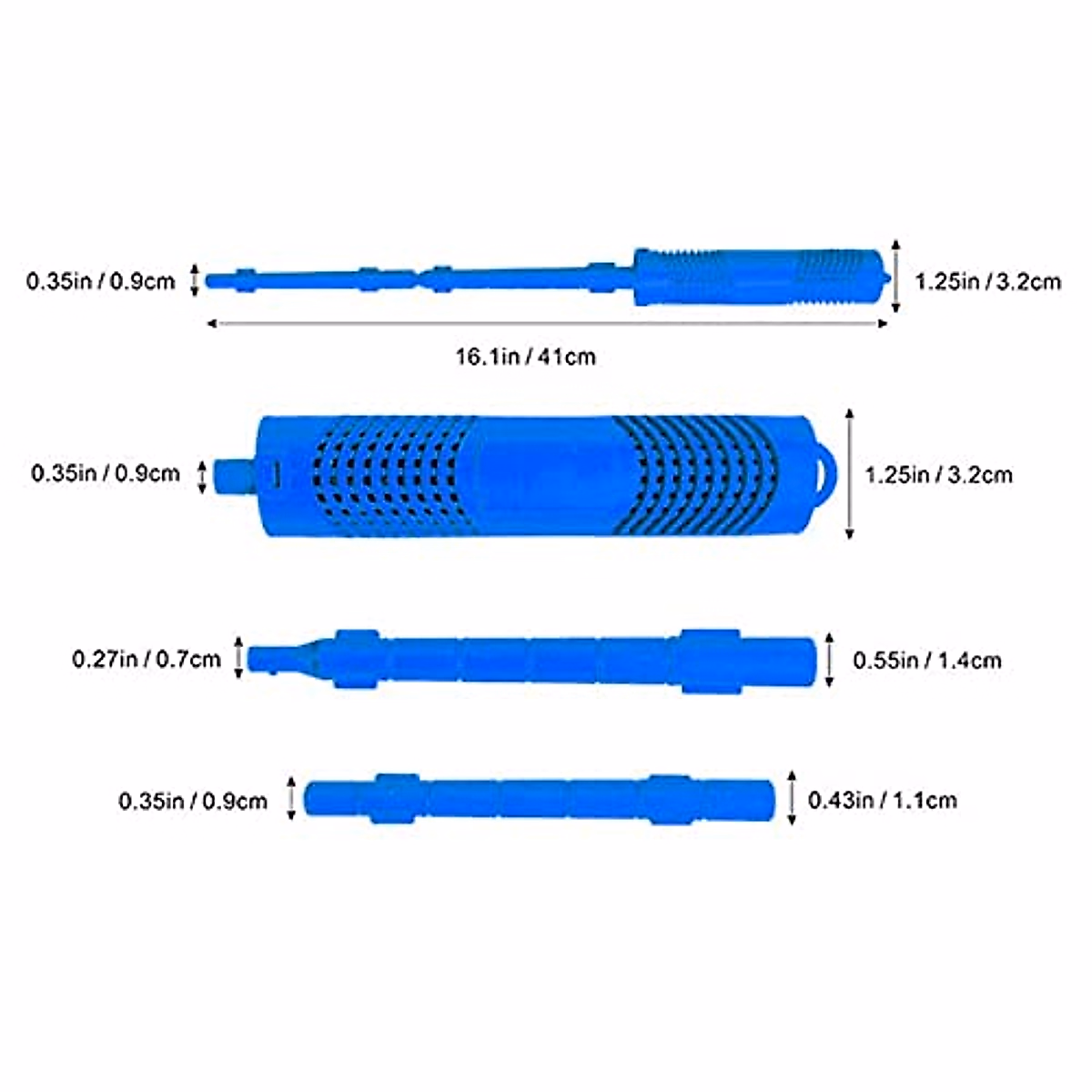 Joepoe SPA Mineral Stick,Hot Tub Stick Parts with 4 Months Lifetime Cartridge Universal for Hot Tub&Pool (Blue,3-Pack)
