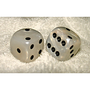 Pearl Swirled Dice Pair