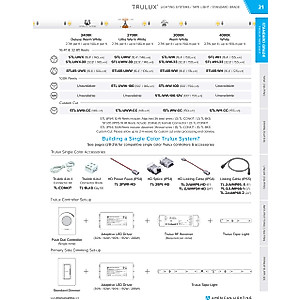 TRULUX STL-WW-100-MASTER STL-WW-100 IP54 Standard Grade LED Tape Light Reel, Reel-100ft, Warm White 3000K