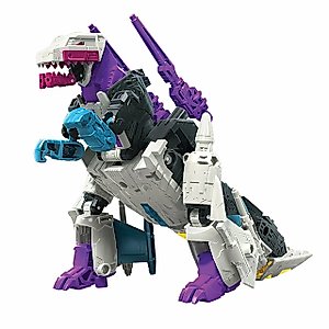 Transformers Toys Generations War for Cybertron: Earthrise Voyager WFC-E21 Decepticon Snapdragon Triple Changer Action Figure - 8 and Up, 7-inch