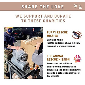 BLUSH PAWS Extra Calming Cozy Round Donut Pet Bed - Anti Anxiety for Cats & Dogs. Orthopedic, Self-Warming Shag or Lux Fur with Nonslip Bottom, Soft, Machine Washable (Medium 32", Frost)