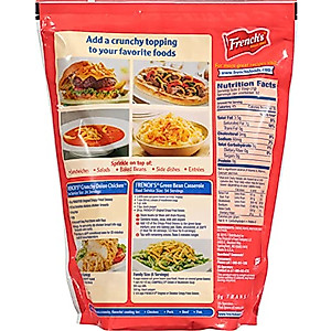 French's Original Crispy Fried Onions, 24 oz - One 24 Ounce Bag of Crunchy Fried Onions to Sprinkle on Salads, Potatoes, Chicken, Burgers and Green Bean Casseroles