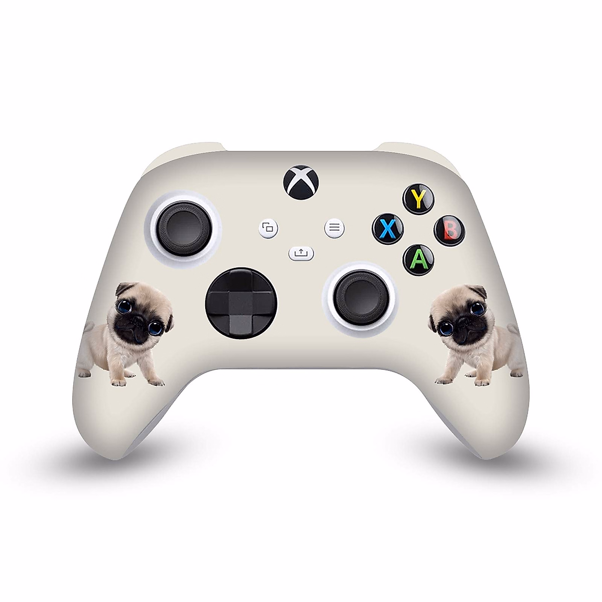 Head Case Designs Officially Licensed Animal Club International Pug Faces Matte Vinyl Sticker Gaming Skin Case Cover Compatible with Xbox Series X / S Controller
