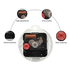 Gamer Work Space Concept Scrapbook Mouse, Keyboard, Joystick, Headset Wall Clock, Silent Non-Ticking Easy to Read Round Decorative Acrylic Wall Clock Art, for Living Room Home Office School 9.5 Inch